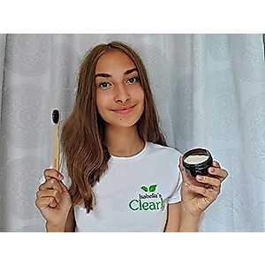 Isabella’s Clearly Spice Remineralizing Tooth Powder | Teeth Whitening Natural Toothpaste Fluoride Free for Adults, Kids, Sensitive Teeth & Gums | Xylitol, Baking Soda, Clay, Calcium, Cinnamon, Clove
