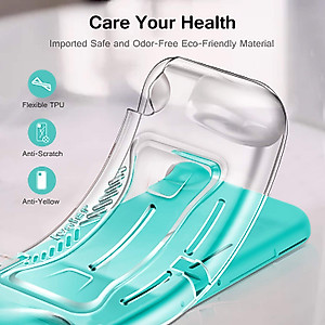 [2+1Pack]iVoler Tempered Glass Screen Protector for Nintendo Switch Lite(2Pack)with Case Carrying Protective TPU Case for Nintendo Switch Lite, Grip Cover with Shock-Absorption Anti-Scratch, HD Clear