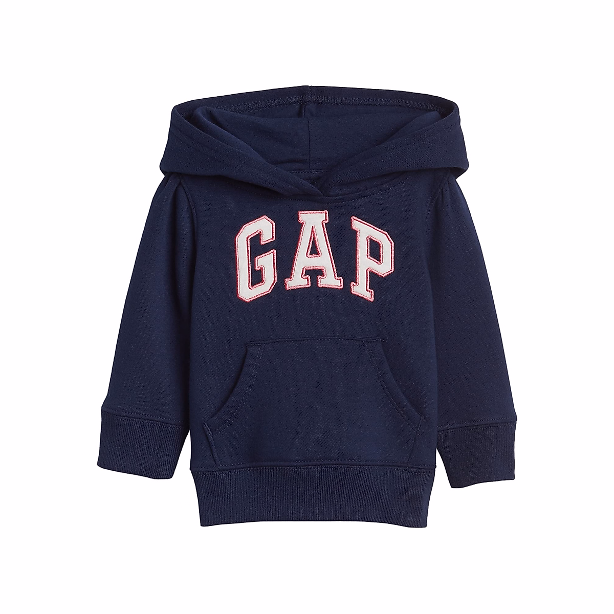 GAP baby girls Logo Pullover Hoodie Sweatshirt, Elysian Blue, 3T US
