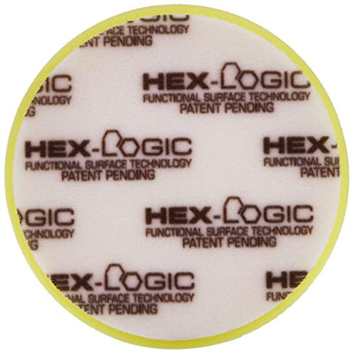Chemical Guys BUFX_101HEX6 BUFX_101_HEX6 Hex-Logic Heavy Cutting Pad, Yellow (6.5 Inch Pad Made for 6 Inch Backing Plates)