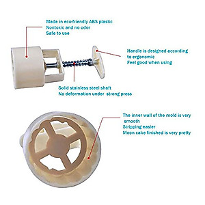 Cool Cook 4 Sets 12 Pcs Mode Mooncake Fodant Gift DIY Moon Cake Mold