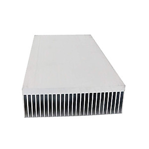 Nxtop Silver Tone Aluminium Radiator Heatsink Heat Sink 150x80x27mm， 6" x 3" x 1.1"(L*W*H)