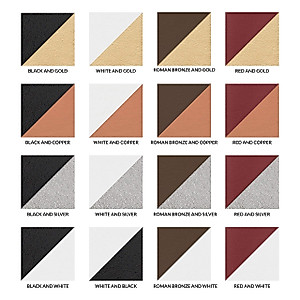 Address Number Store, Powder Coated Soft Arch Economy Series Address Plaque with Lawn Stakes, Serif Font, Holds up to 5 Characters