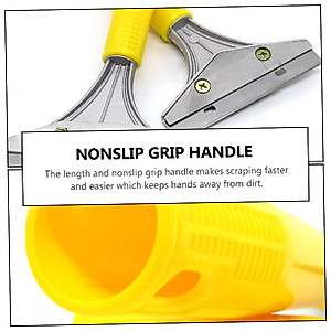 Amosfun 4pcs Cleaning Blade Floor Scraper for Home Sturdy Paint Scraper Kitchen Tool Scraper Wallpaper Remover Scraper Wall Cleaning Tool Aluminum Alloy Scraper Multi-Purpose Scraper