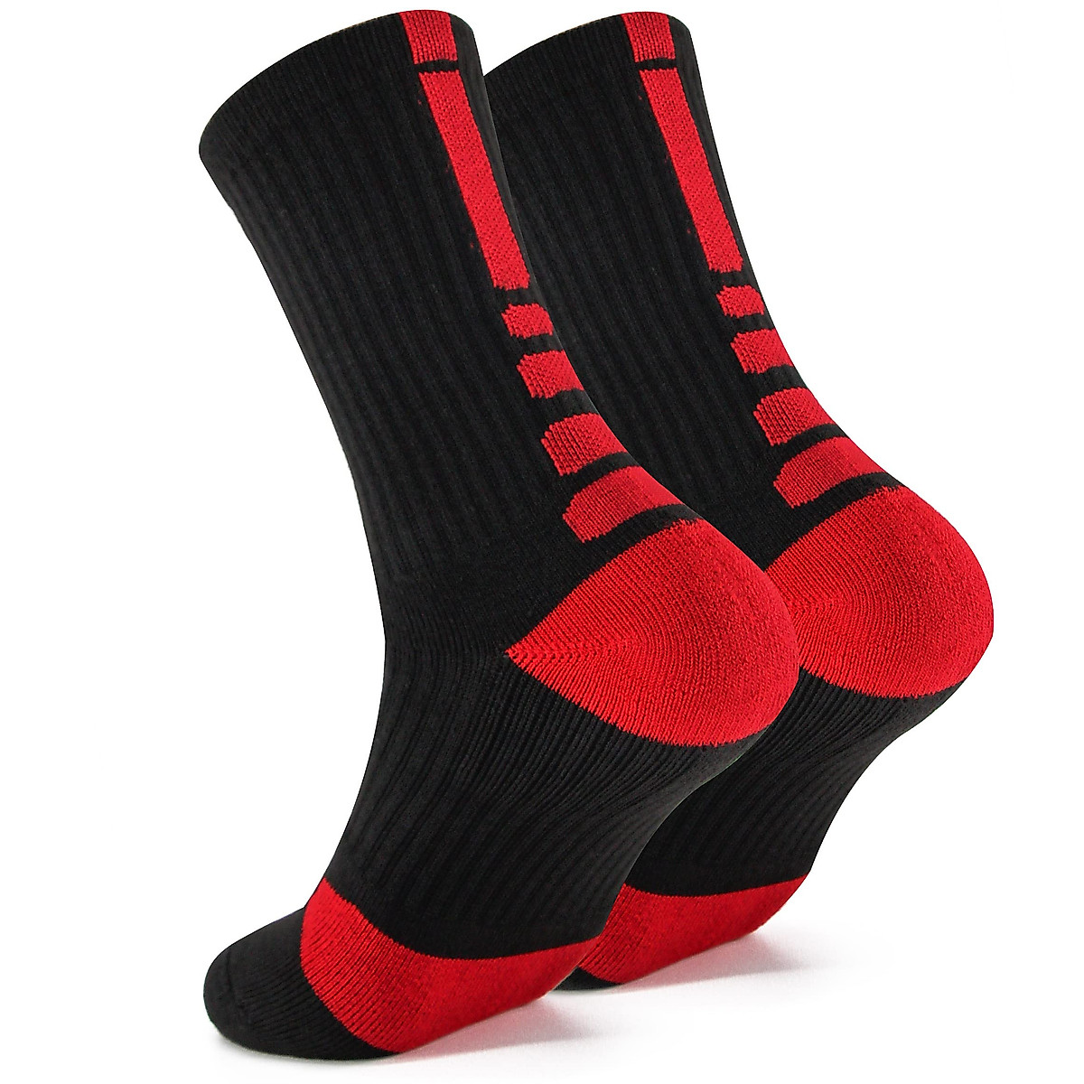 DILIBA Men's Elite Basketball Socks Cushion Athletic Crew Hiking Socks for Women's