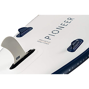 ISLE Pioneer Inflatable Stand Up Paddleboard & iSUP Bundle Accessories & Backpack — Wide Stance, Durable, Lightweight — 285 lbs Capacity (Coral Pink, 10'6" x 34" x 6")