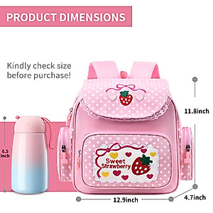 Suerico Girls School Backpack Preschool Kindergarten Backpack Cute Durable Students Bookbag