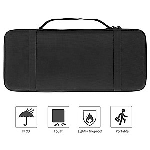 co2CREA Hard Travel Case Replacement for Razer Huntsman Tournament Edition TKL Tenkeyless Gaming Keyboard