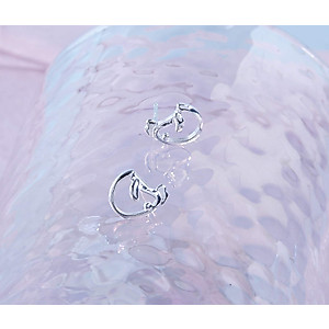 Helen de Lete Lovely Rooster Chicken Sterling Silver Stud Earrings