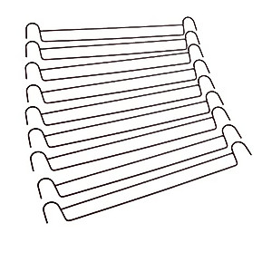 Pant Hangers for Rolling Pants Trolley 20 PCS, Bronze (Only Hangers)