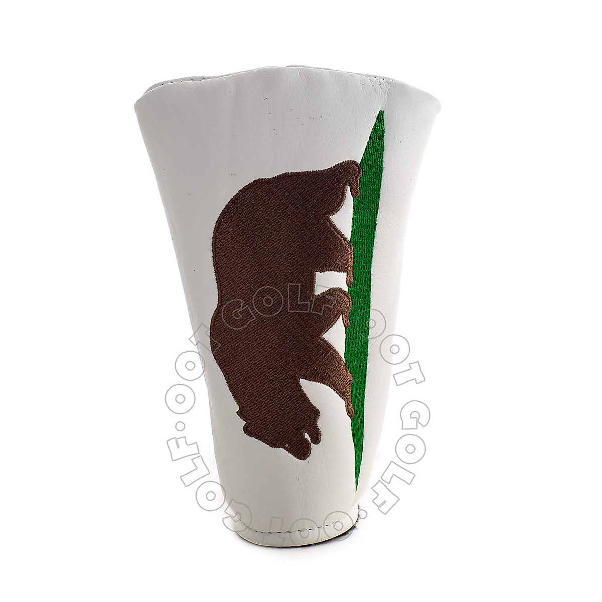 California Republic Blade and Mid Mallet Putter Headcover, White