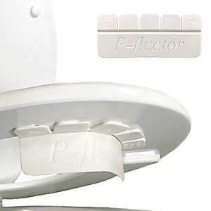 P-flector® Urine Guard for Toilet Seat - Pee Splash Guard for Potty-Training Kids, Men, Adults, Seniors & Special Needs Individuals - Fits Round, Elongated & Curved Toilet Seats, Prevents Urine Splash