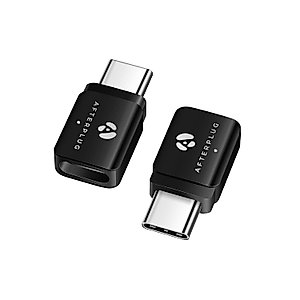 Afterplug USB C Extension Adapter, USB C Male to USB C Female Adapter, Thunderbolt 3/4/5 Extender up to 40Gbps, 8K@60Hz Video, 240W PD, for USB C Devices, Black, 2-Pack