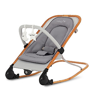 Dream on Me Rock With Me 2-in-1 Baby Rocker and Stationary Seat, Baby Rocker Seat for Infant with Removable Toy Bar, Baby Rocker Chair with Soothing Music & Vibration, 0-6 Months, Upto 20 Lbs