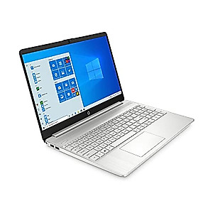 HP 2022 15.6" FHD Touchscreen Laptop, Intel Core i5-1135G7 Processor, 16GB DDR4 RAM, 1TB SSD, Intel Iris Xe Graphics, HD Webcam, HD Audio, HDMI, Win 11, Silver, 32GB SnowBell USB Card