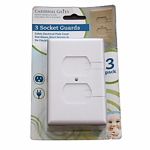 Cardinal Gates 3 Piece Socket Guard, White