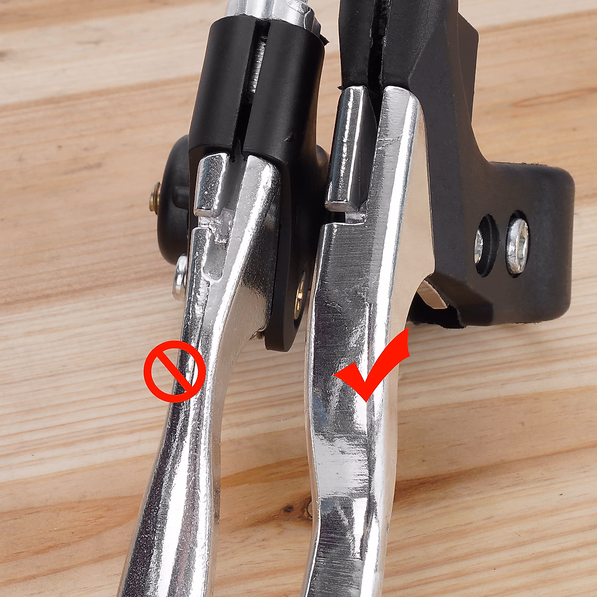 RUTU 7/8" Aluminum Left Brake Lever - 22mm Universal Motorcycle Brake Lever - Compatible with CRF XR 80 100 CRF80 XR200 SSR 125cc Roketa Baja Moped Pit Dirt Motor Bike Motocross