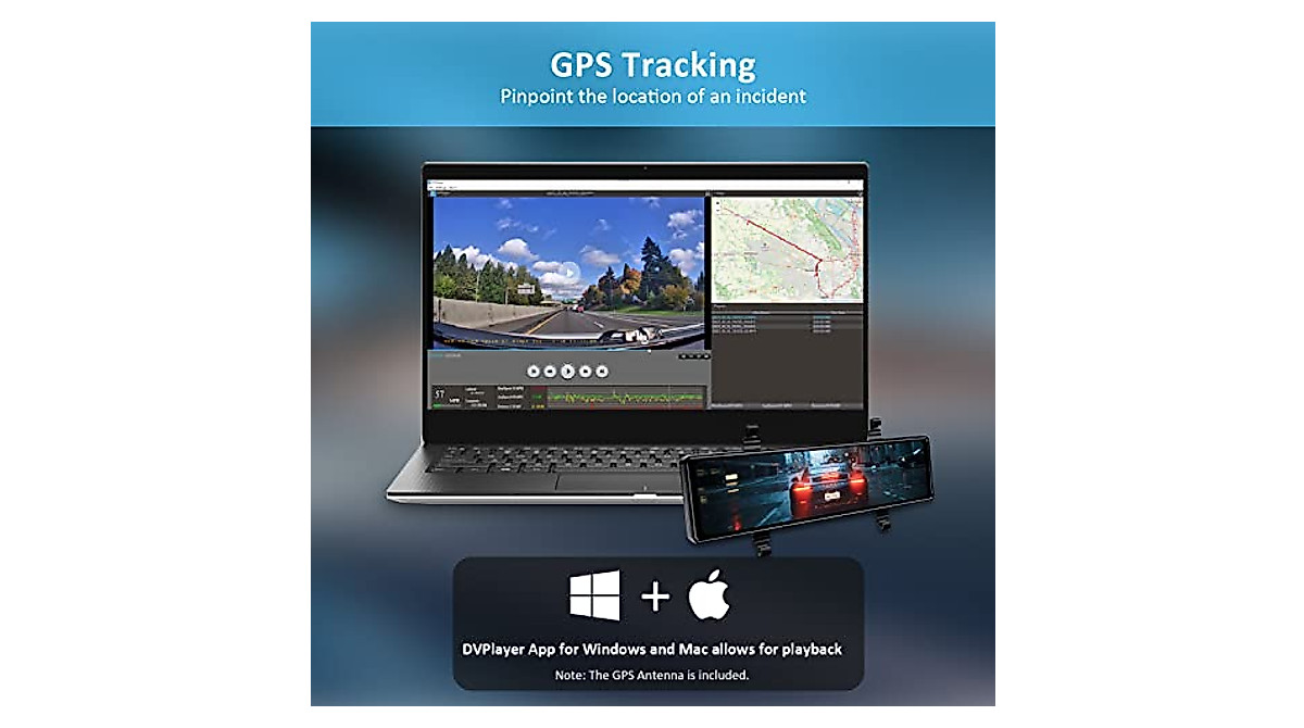 NexiGo D90 (Gen 2) True 4K Mirror Dash Cam with Dual Sony_Sensors, 11 ...