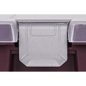 AB Designs 6955ABDP Super Satchel 1-Compartment Open Core, Stackable Home Storage Organization Container, Plum