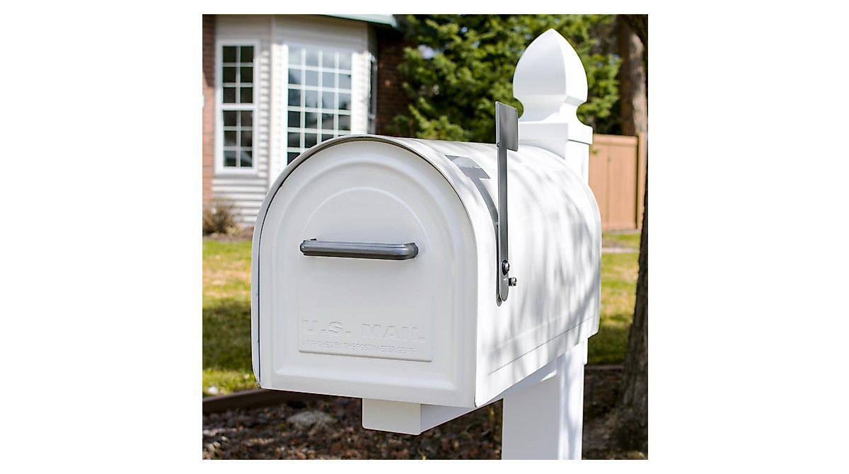 Secure Galvanized Steel Mailbox with Locking, Large Capacity ...