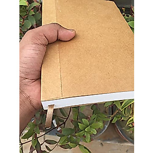 Moonster Lined Journal Notebook Paper for Refillable Leather Journals – Premium Milled Inserts A5 Paper 70gsm Sheets Ruled Notepad 8.25 x 5.75 Inches with 320 Refill Pages and Helpful Bookmark