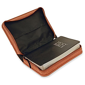 Sports Leatherette Bible Cover with Handle & Zipper - Large- Single Sided (Personalized)