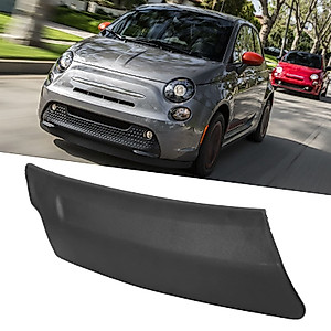 Fydun Wiper Scuttle Panel Cover ABS Wiper Panel Cover Decor Driver Left Hand 735452712 Black Replacement for 500 2009‑2021