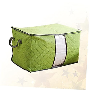 GARVALON 4pcs Quilt Storage Bag bolsas para guardar cobijas fabric clothing storage bag Foldable Closet Organizer comforter storage bag sweater storage bags container clothes