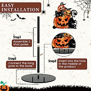 Halloween Paper Towel Holder,Halloween Kitchen Decor,Halloween Bathroom Decorations with Pumpkin Cat Accessories Paper Metal Towel Holder Stand for Fall Countertop Housewarming Gift Supplies