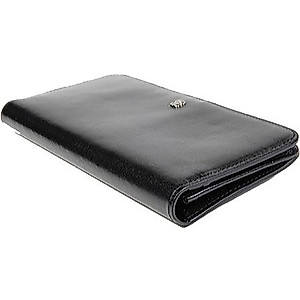 Bosca Old Leather 7" Clutch Wallet Black