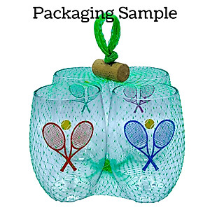 Wine-Oh! Set of 4 Shatterproof Designer 16 oz Plastic Wine Glasses MADE in the USA (GIRLS TRIP)