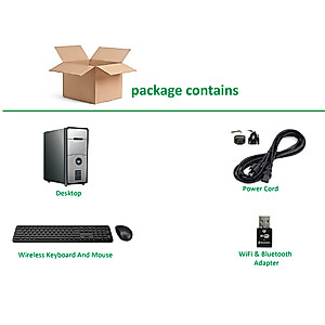 HP SFF Computer PC Intel Core i3-10th Gen Processor, 8GB Ram 256GB Solid State Drive, HDMI, Integrated WiFi & Bluetooth, Windows 11, S010-PF1016 (Renewed)