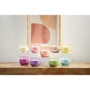 Yankee Candle Studio Medium Candle, Fresh Cut Roses, Pink Candle, 10 oz, Home Décor