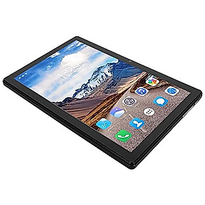 HEEPDD 10.1 Inch Tablet Keyboard 2 in 1 Tablet PC 5G WiFi 100-240V Octa Core CPU 128GB Expandable 4G LTE for Work (US Plug)