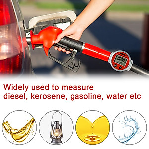 Vashly Turbine Flow Meter 3/4" inch with Digital LCD Display for Measure Diesel Kerosene Gasoline