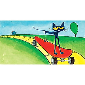 Educational Insights The Original Pete the Cat Decorative Light Filters 3-Pack, Reduce Glare & Flicker, Easy Setup for Office, Hospitals, Home & Classrooms