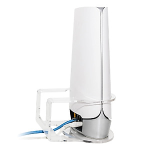 Orbi WiFi 6 Wall Mount Holder,Wall Mount Holder for Orbi Tri-Band Mesh WiFi 6 Router(RBK850)(RBK852)(RBK853)/(RBS750)(RBS751)(RBK752)(RBK753)/(AX4200)(AX5700)(AX6000) Orbi Mesh WiFi 6 System (2PCS)