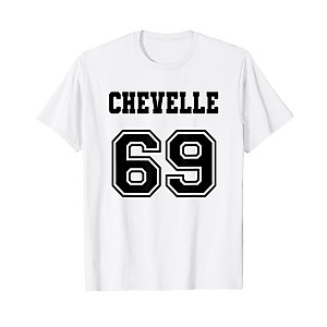 Jersey Style Chevelle 69 1969 Old School Muscle Car T-Shirt