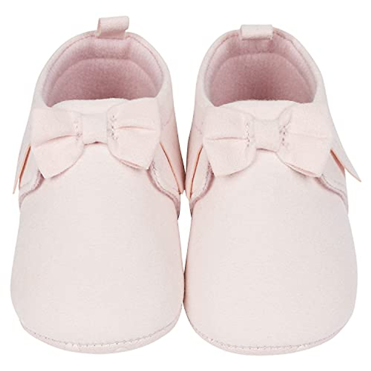 Gerber Baby Moccasins Crib Shoes Newborn Infant Neutral Boys Girls, Pink Fringe, 3 6 Months Unisex