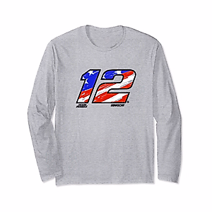 NASCAR - Ryan Blaney - American Fill Long Sleeve T-Shirt