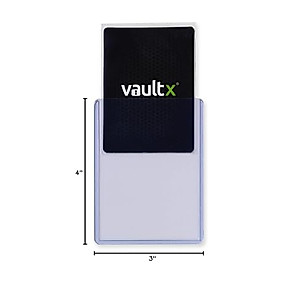 Vault X Premium Extra Thick Seamless Toploaders 35pt - 3" x 4" Rigid Card Holders for Trading Cards & Sports Cards (100 Pack)
