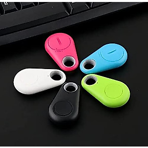 1 Pieces Smart Trackable Key Finders! Pet Locator Keychains GPS Tracking Devices! Bluetooth Smartphone Keychain Alarms! Anti-Lost Tag Alarms for Kids Pets Cats Dogs Backpacks! (Blue)