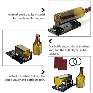 wine bottle cutter Whiskey Bottle Cutter Bottle Cutter glass jar cutter square bottle cutter corkscrews for wine bottles glass cutting kit manual car into round square