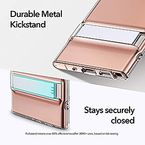 ESR Metal Kickstand Case Compatible with Samsung Galaxy Note 20 Ultra (6.9-Inch) [Vertical and Horizontal Stand] [Reinforced Drop Protection] – Clear