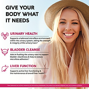 D-Mannose 2000mg with Cranberry 500mg & Hibiscus - Clinically Tested Strength for Urinary Tract Health - Supplement for Women - Bladder, Liver & Microflora Support - Made in USA - Vegan, 120 Capsules