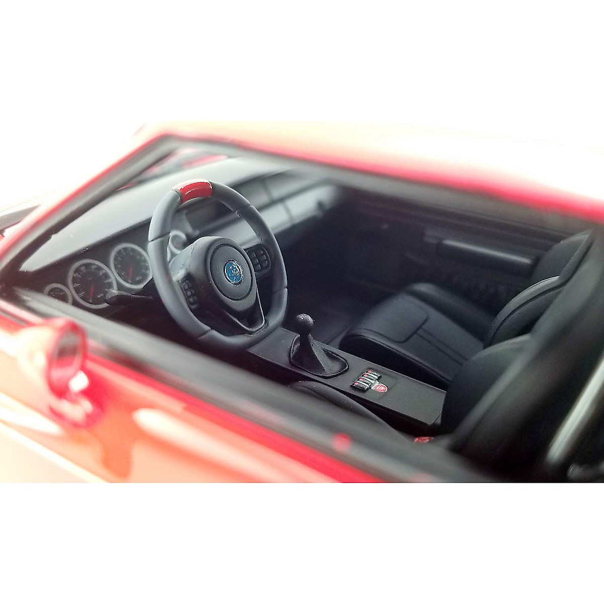 1968 Dodge Super Charger Concept Red with Black Tail Stripe USA Exclusive Series 1/18 Model Car by GT Spirit for Acme US036