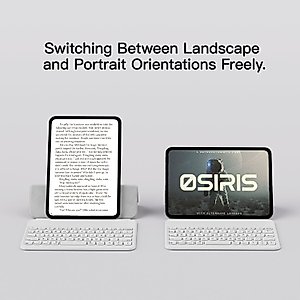 HOU Keyboard Case for iPad Mini 7th (A17 Pro, 2024) & 6th (2021) 8.3-inch, Ultra Slim Folio Type of Keyboard, Power Display, Magnetic Protective Cover Support iPad Mini 6/7