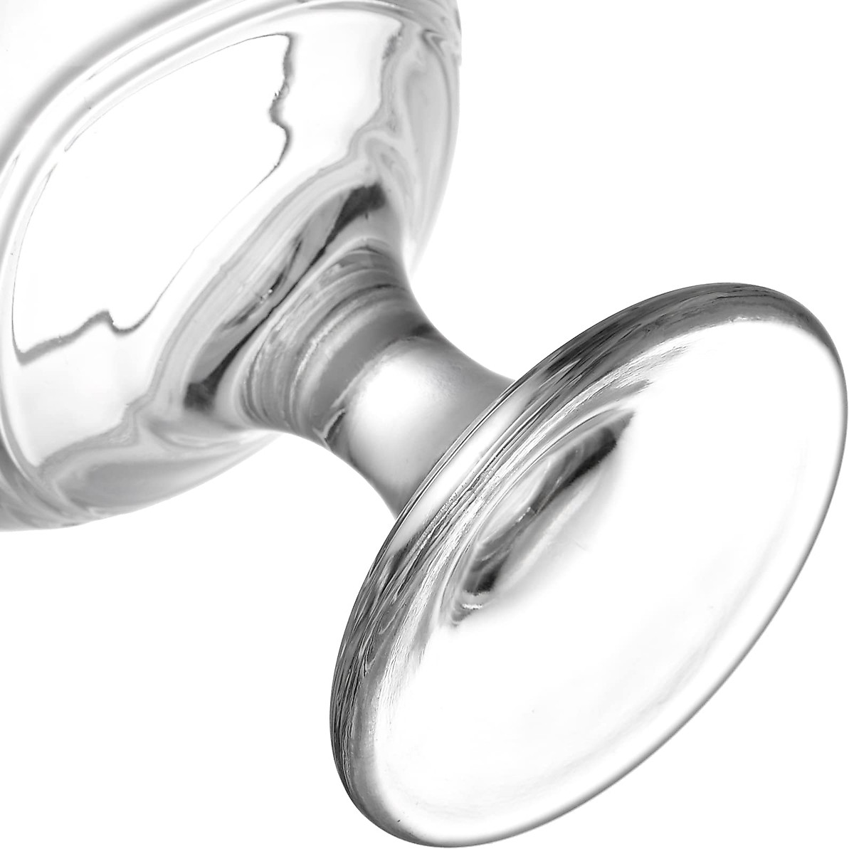 SOUJOY 6 Pack Glass Footed Dessert Bowl, 8oz Ice Cream Cup, Clear Haavy Duty Parfait Fruit Cup for Sundae, Ice Cream, Cocktail, Salad, Condiment, Trifle