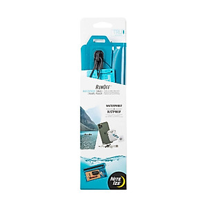 Nite Ize Runoff Waterproof Travel Pouch with TRU Zip - Dry Pouch for Phone & Travel Necessities - Touchscreen Friendly Waterproof Pouch with Reliable Zipper - Small, Blue