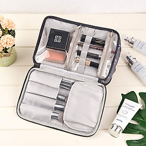 Shubb Makeup Bag Travel Toiletry Bags Large Cosmetic Pouch for Women Girls Water-resistant
